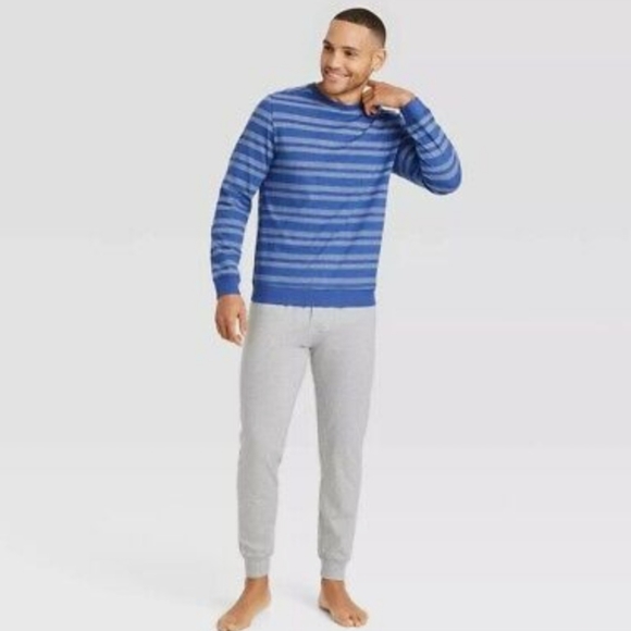 Goodfellow & Co | Other | Nwt Goodfellow Co Blue And Gray Pajama Set ...